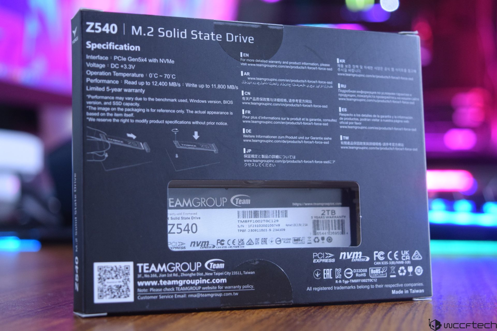 Team Group T-Force CARDEA Z540 2 TB PCIe 5.0 NVMe SSD Review - Graphene ...